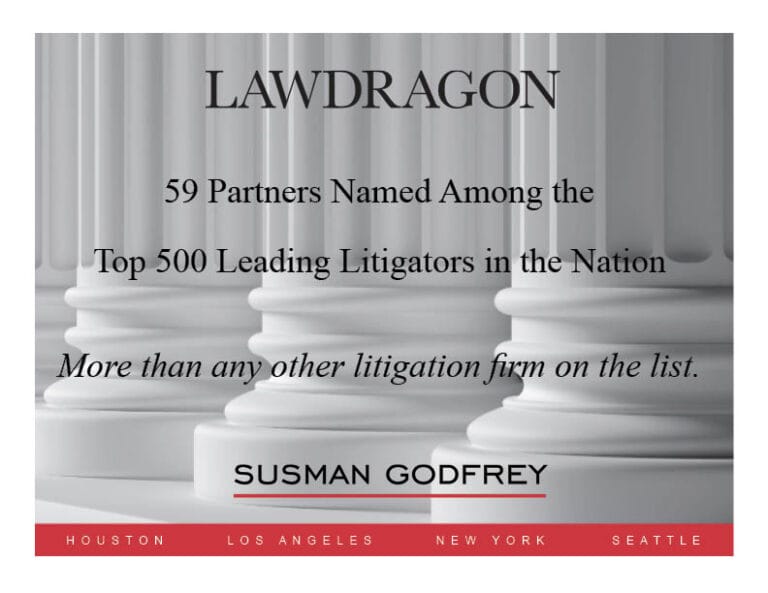 Fifty-Nine Partners Named Among the Top 500 Leading Litigators in the ...