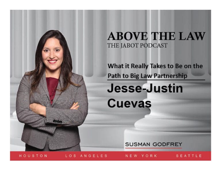 Jesse-Justin Cuevas Interviewed on Above the Law Podcast, The Jabot ...