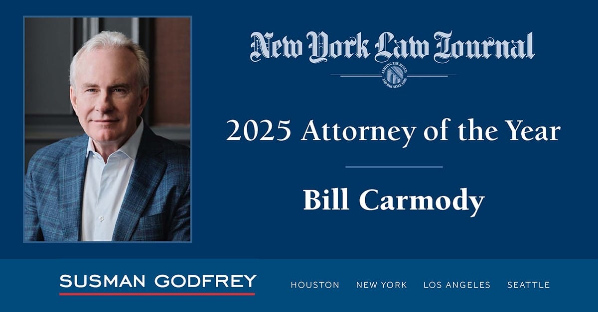 Bill Carmody Named Attorney of the Year by New York Law Journal ...