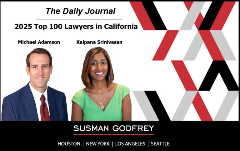 Los Angeles Daily Journal Names Michael Adamson and Kalpana Srinivasan ...